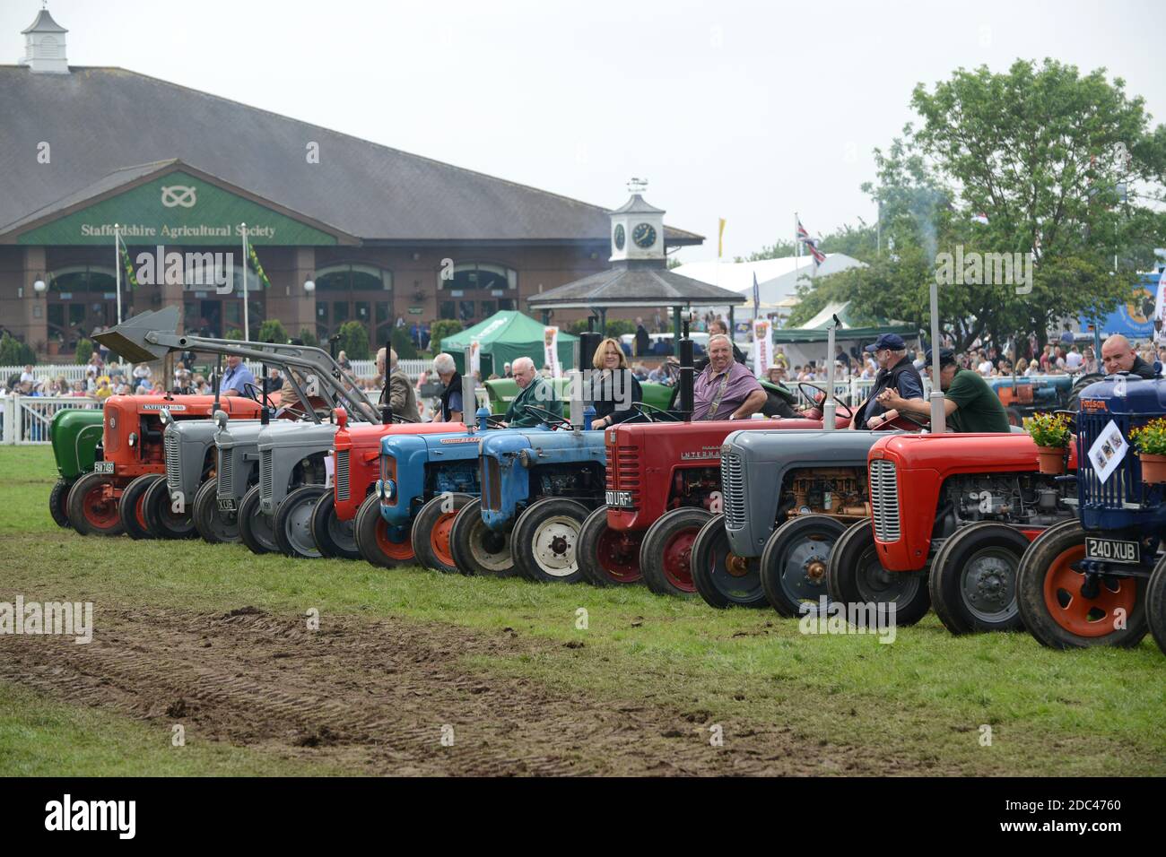 Classic tractors at Staffordshire County Show Stock Photo - Alamy
