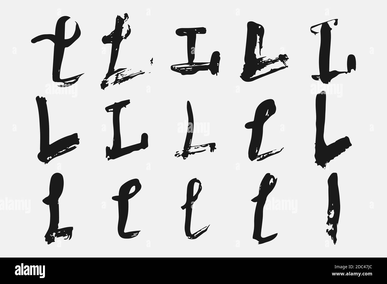 The Letter L In Different Fonts