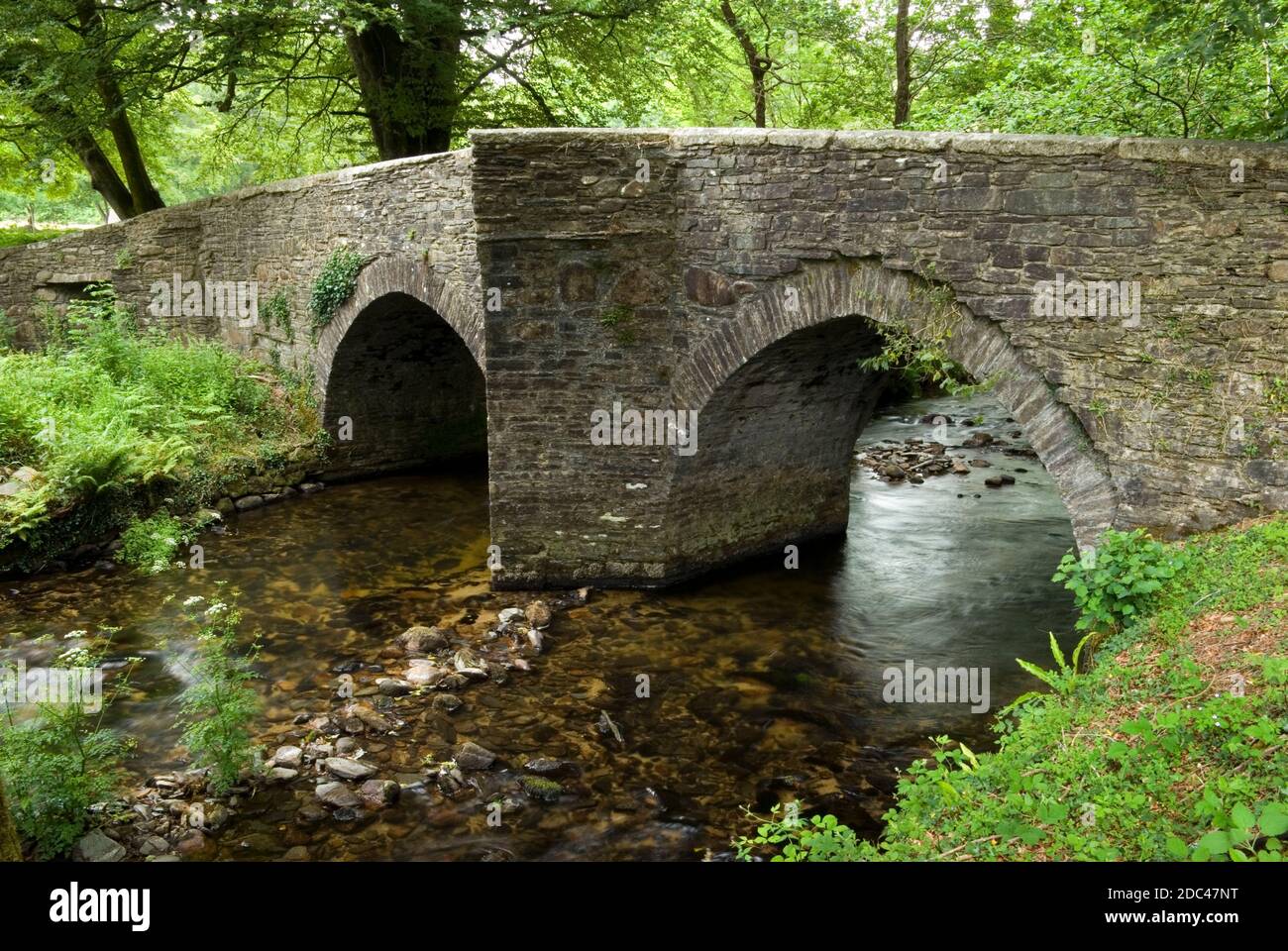 Medieval Bridge. in St. Cleer, Cornwall Stock Photo - Alamy
