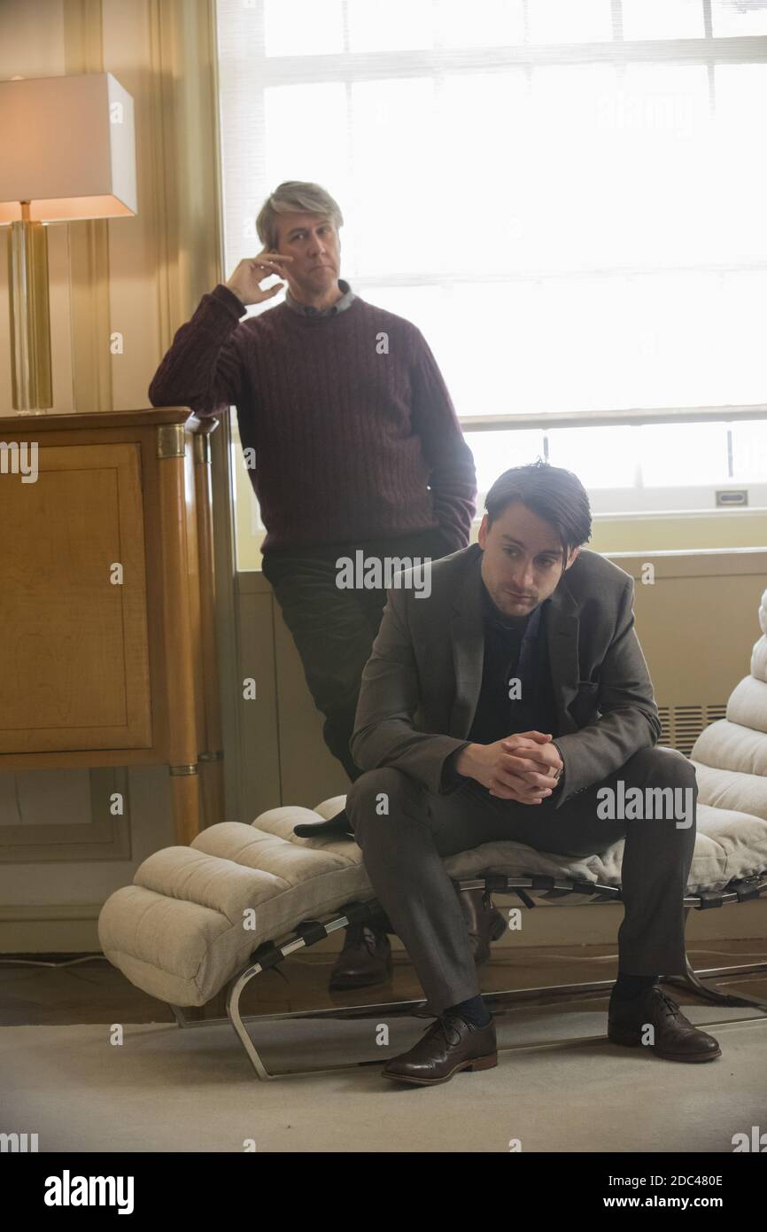USA. Alan Ruck and Kieran Culkin in a scene from the ©HBO TV show ...