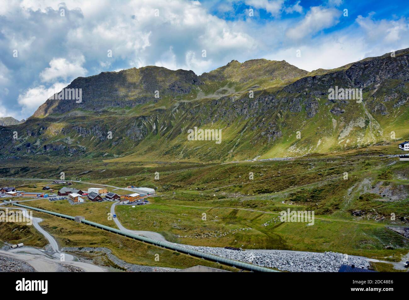 The Silvretta reservoir in the Silvretta mountains Stock Photo - Alamy