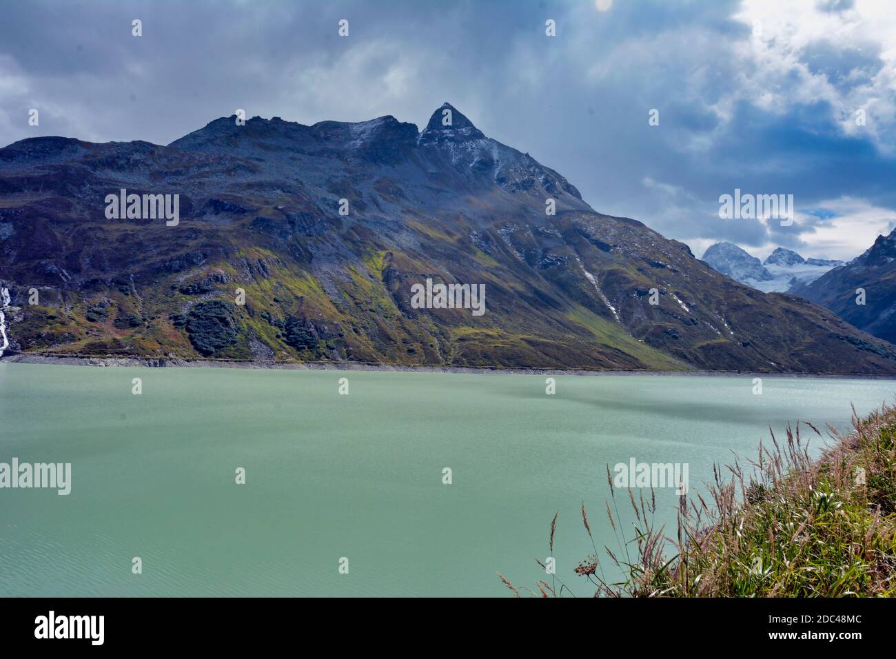 The Silvretta reservoir in the Silvretta mountains Stock Photo - Alamy