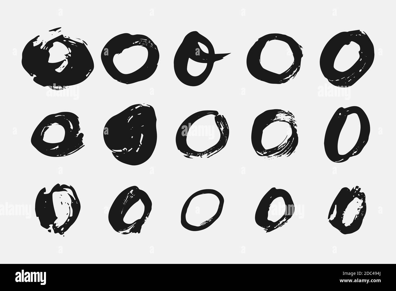 Letter O In Calligraphy