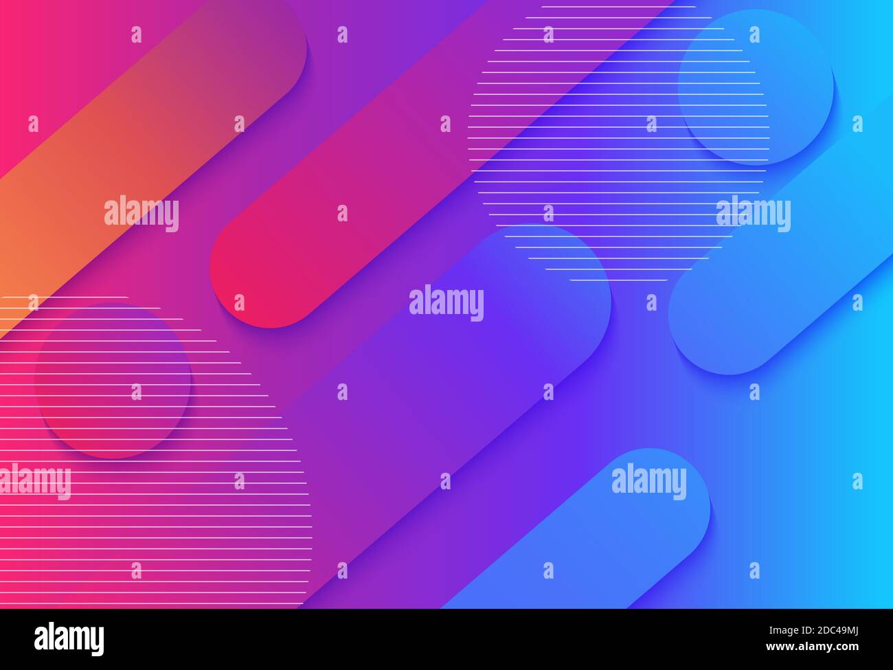 Abstract Minimal Gradient shapes geometric background. Illustration ...