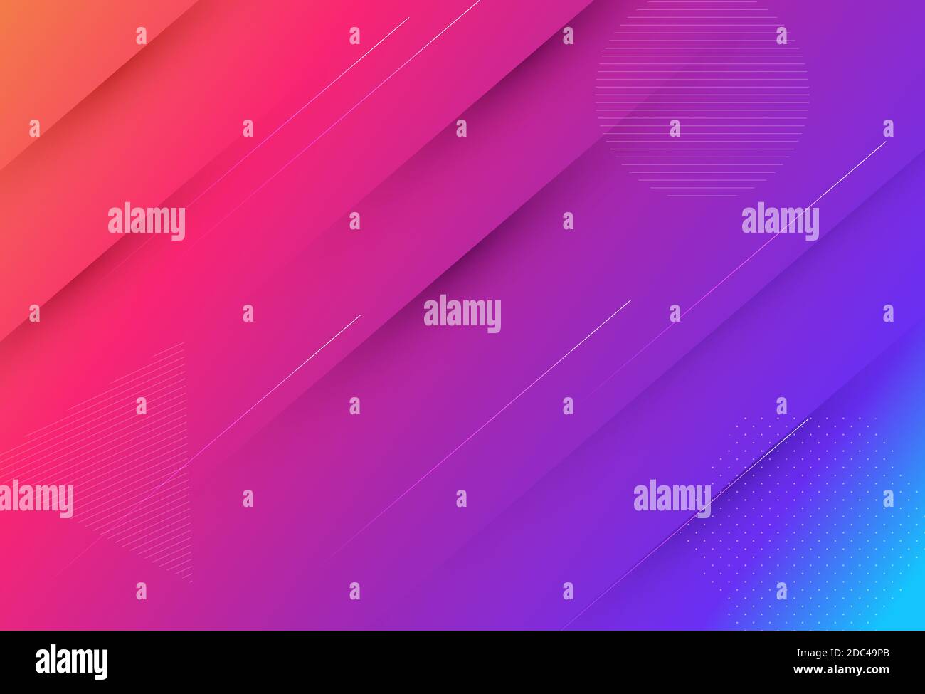 Abstract Minimal Gradient shapes geometric background. Illustration ...