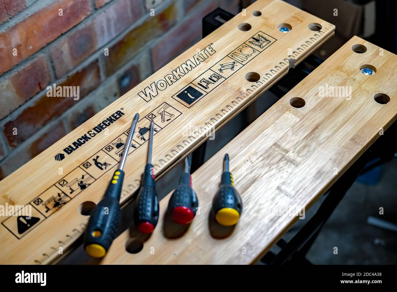 Black decker workmate work bench hi-res stock photography and images ...