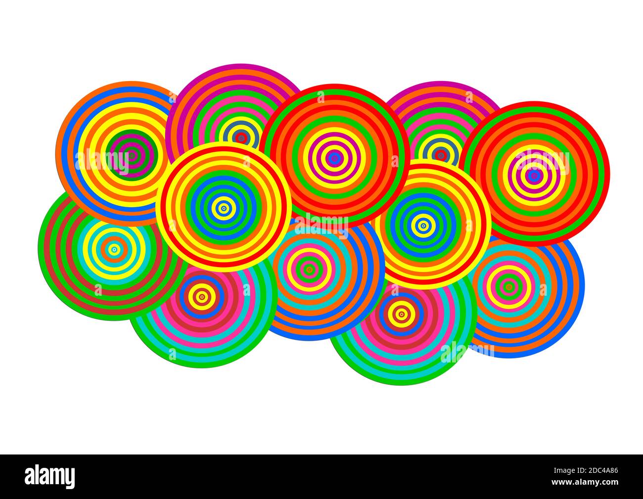 Circles wallpaper hi-res stock photography and images - Alamy