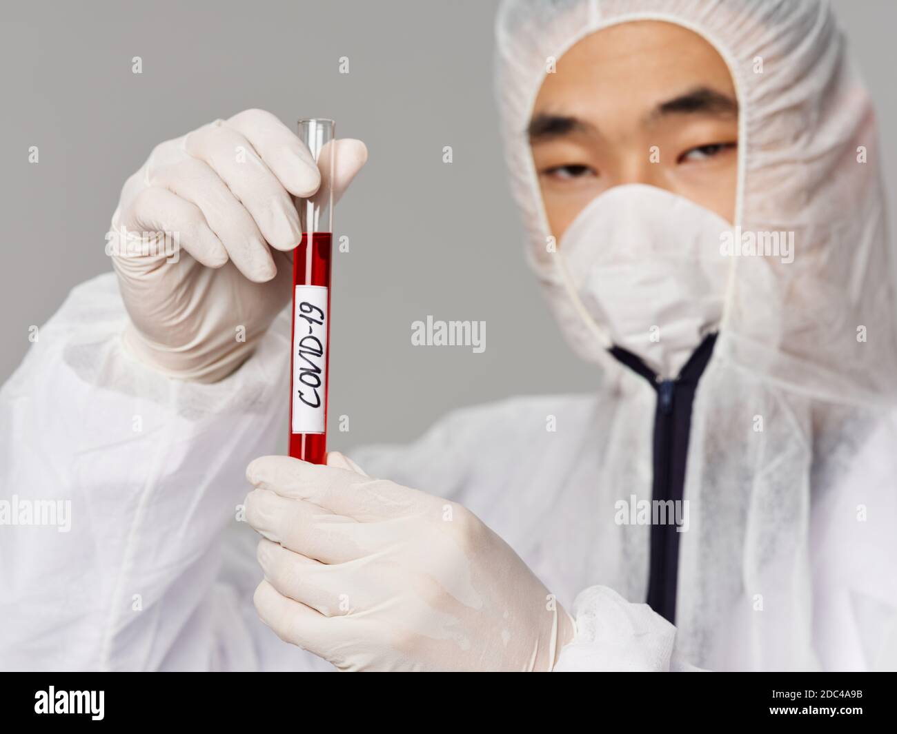 Asian male protection laboratory hi-res stock photography and images - Alamy