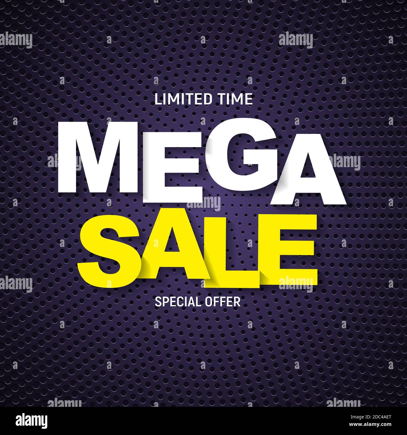 Abstract mega sale poster. illustration Stock Photo - Alamy