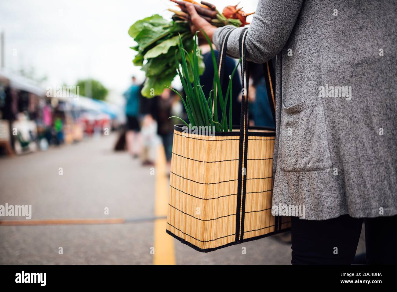 Farmers Market Bag Stock Photo - Alamy