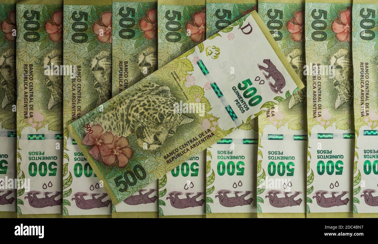 Argentina,New five hundred note Stock Photo - Alamy
