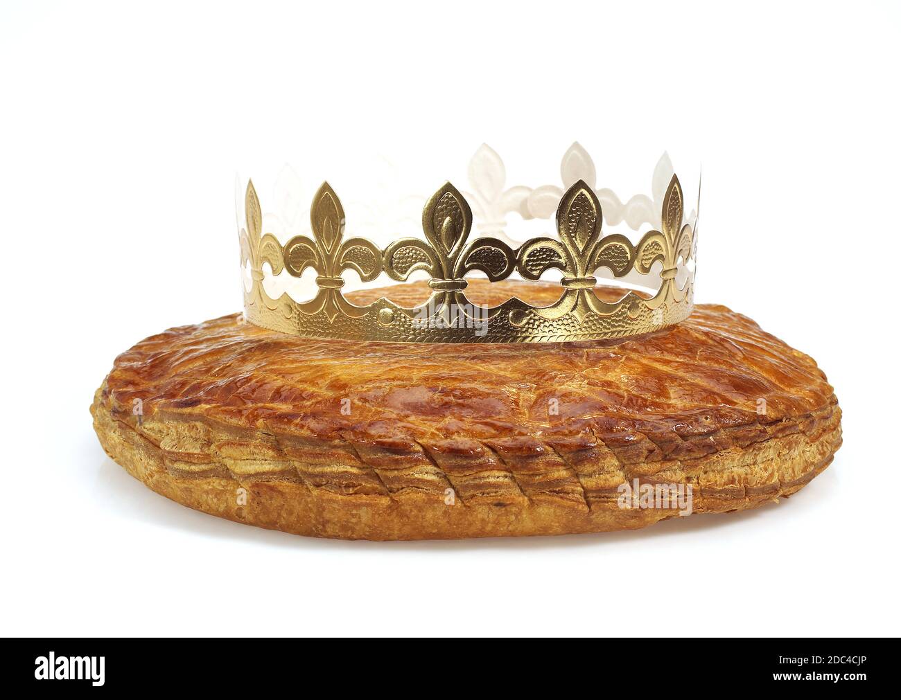 GALETTE DES ROIS, FRENCH KING CAKE CELEBRATING EPIPHANY Stock Photo - Alamy