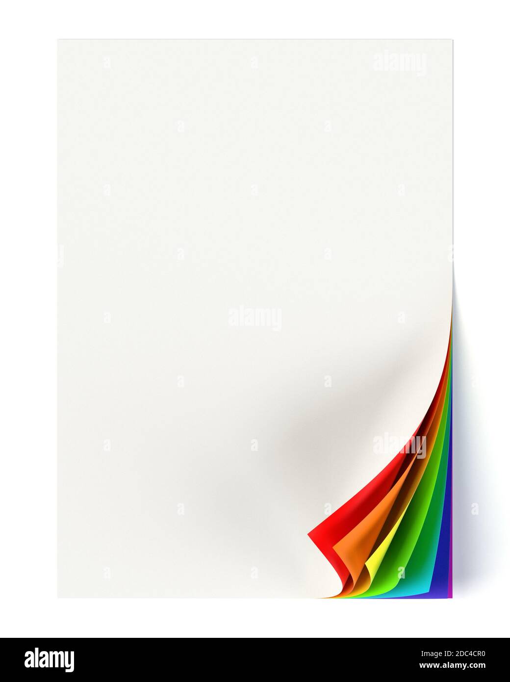 Curled corner page hi-res stock photography and images - Alamy