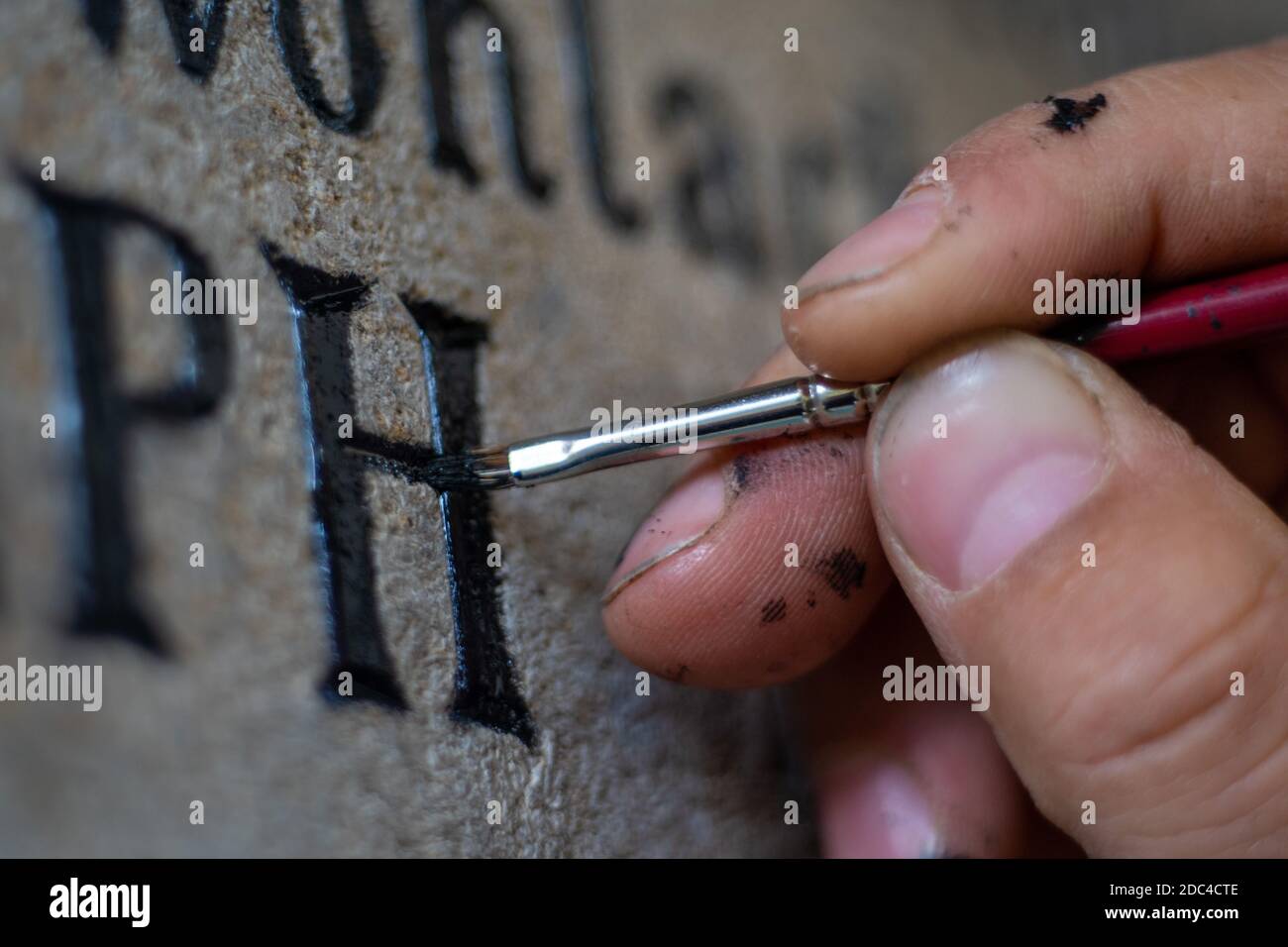 Grave writing hi-res stock photography and images - Alamy