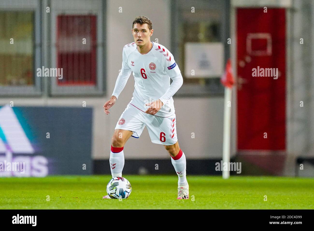 LEUVEN, BELGIUM - NOVEMBER 18: Andreas Christensen of Denmark during ...