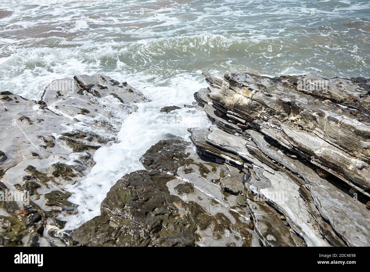 Sharp rocks on ocean hi-res stock photography and images - Alamy