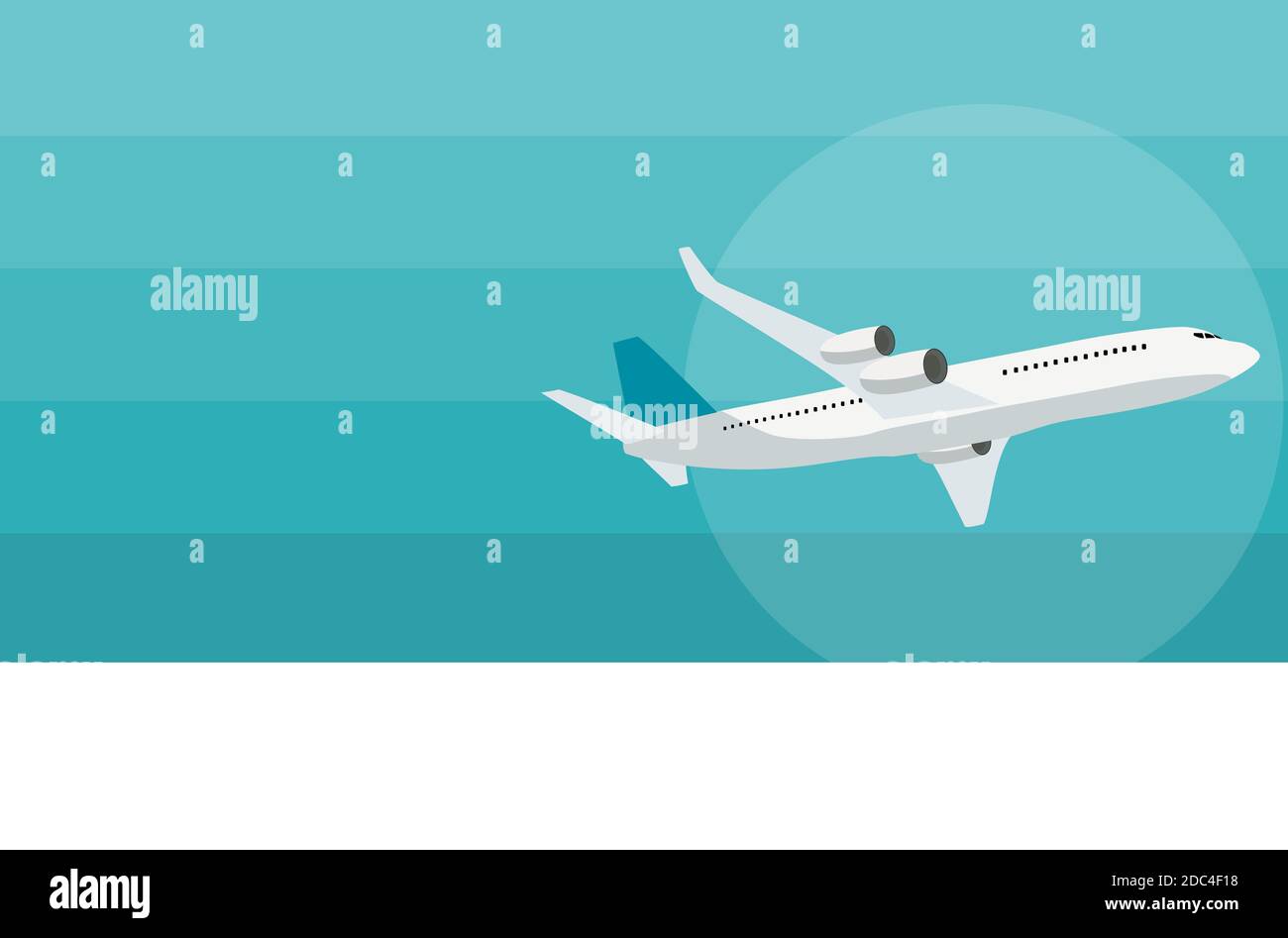 Flying airplane express delivery shipping concept. Illustration Stock ...