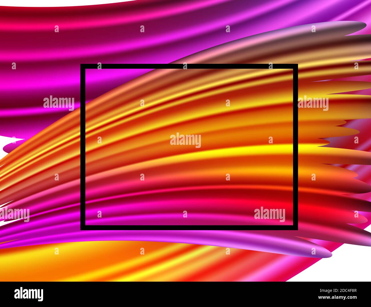 Abstract spectrum brush strokes Textured Art Frame Background ...