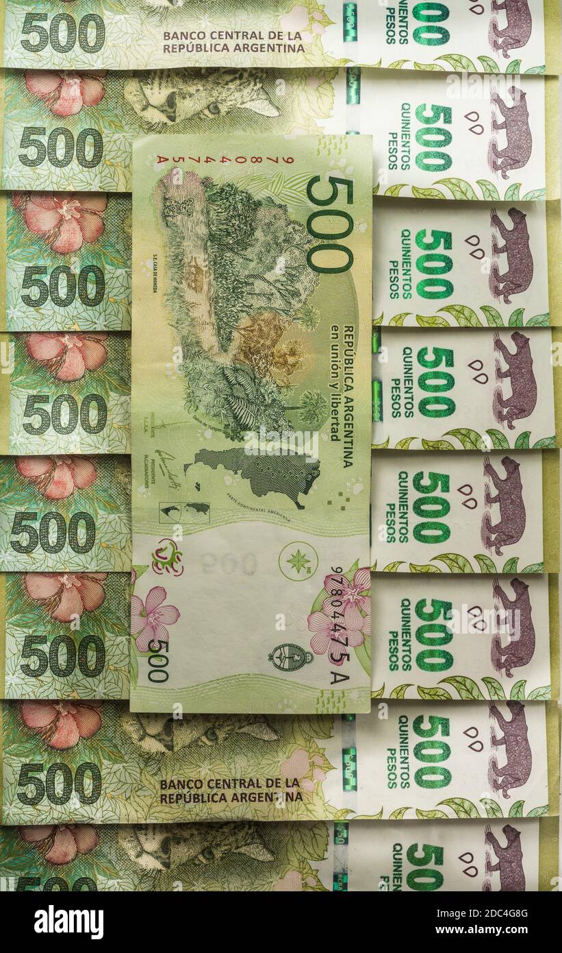 Argentina,New five hundred note Stock Photo - Alamy