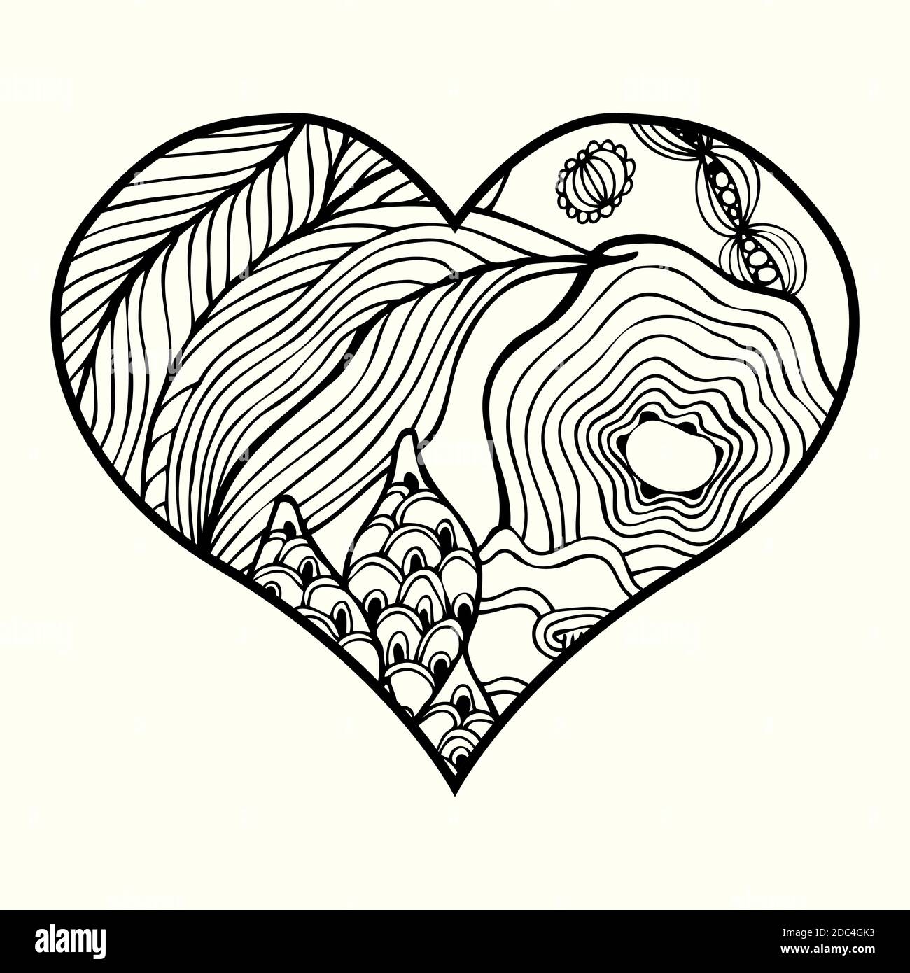 Love Patterns Zentangle