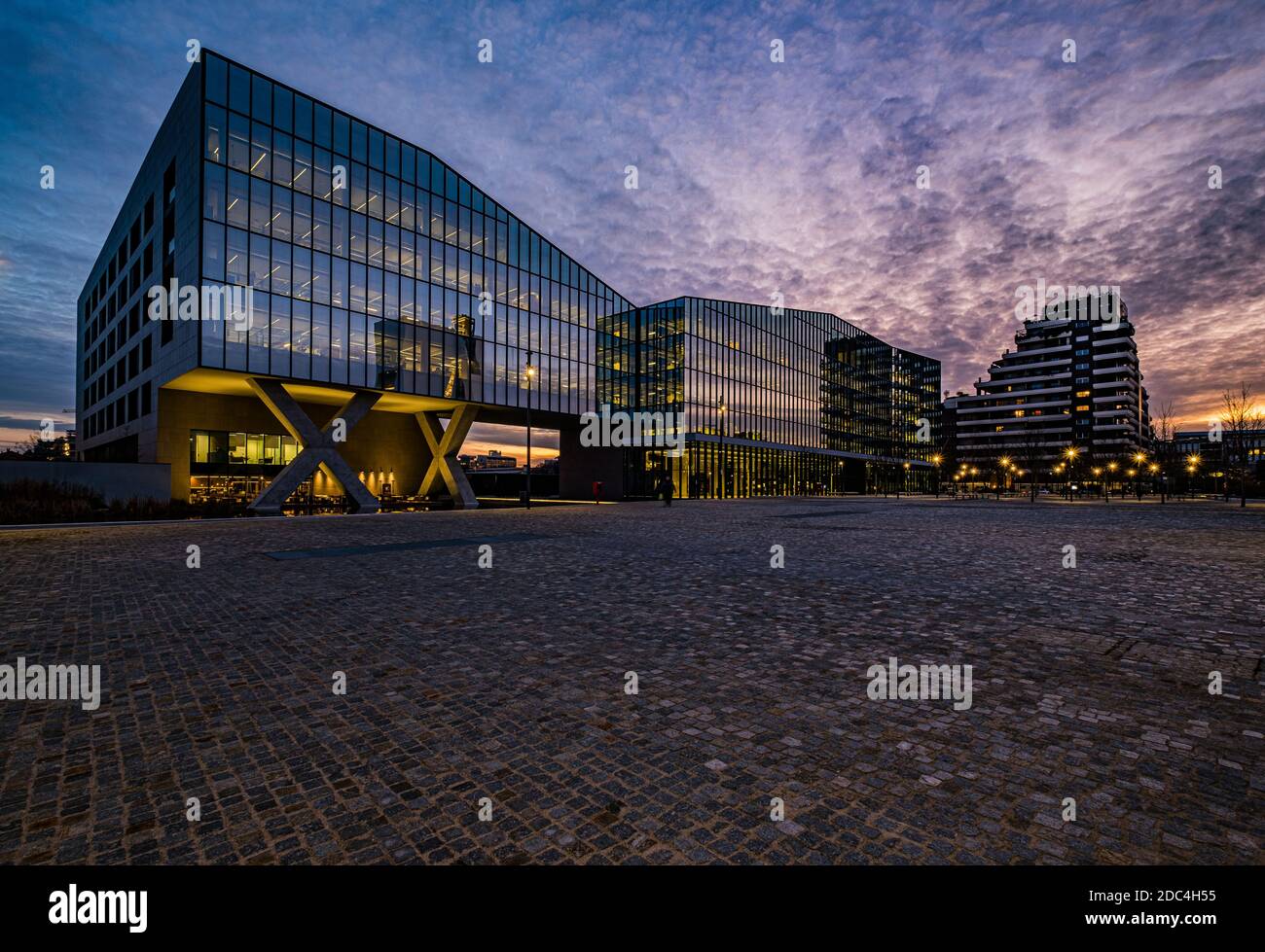 Milan:modern architecture in the new square Adriano Olivetti - Milan ...