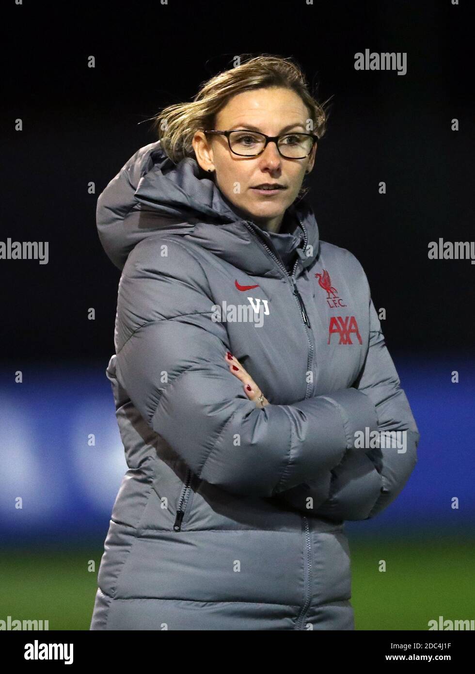 Liverpool manager Vicky Jepson during the Continental Cup match at ...