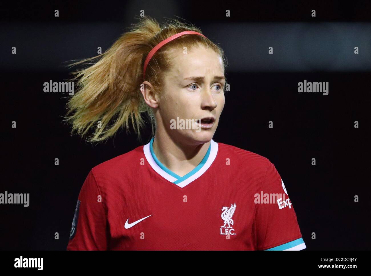 Liverpool's Rachel Furness during the Continental Cup match at Walton ...