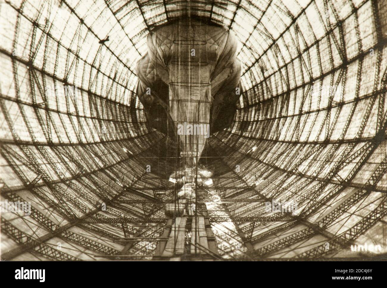 Inside the belly of LZ126 Zeppelin airship Stock Photo - Alamy
