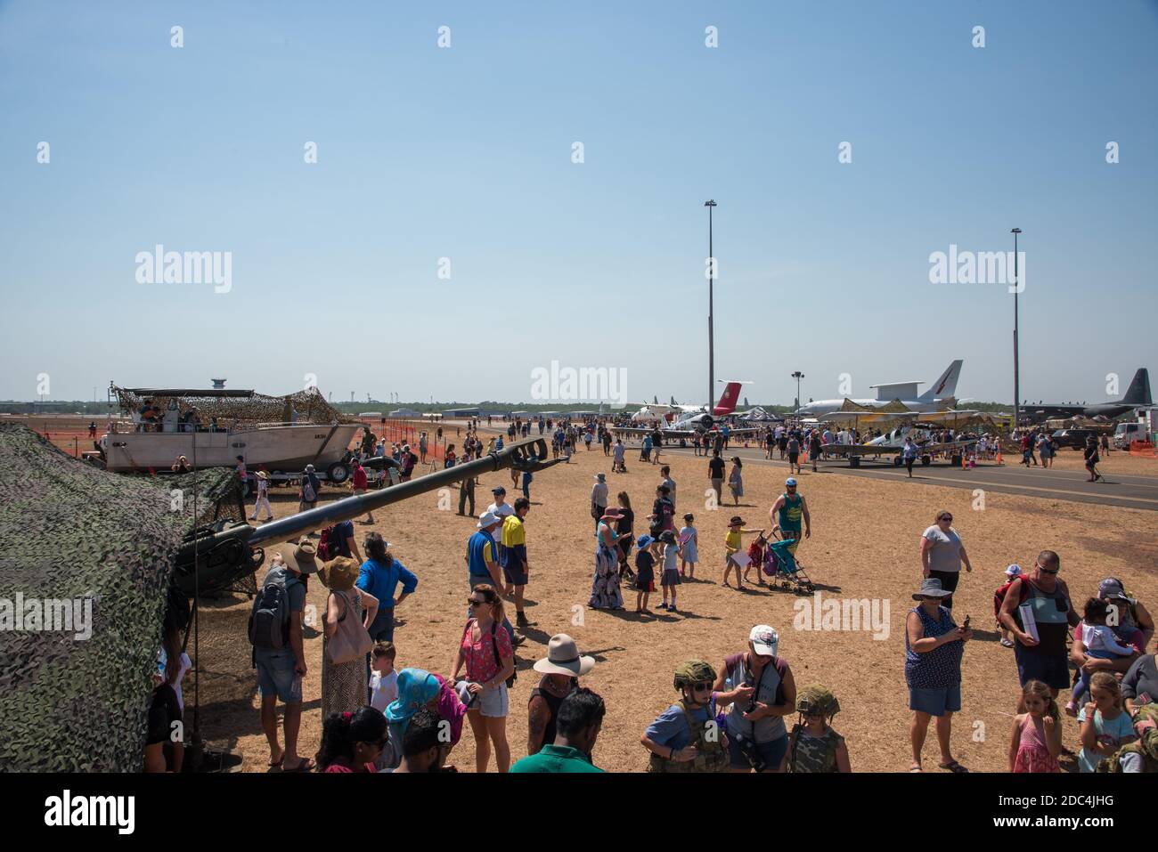 Darwin, NT, Australia-August 4,2018: Pitch Black event at the RAAF base ...