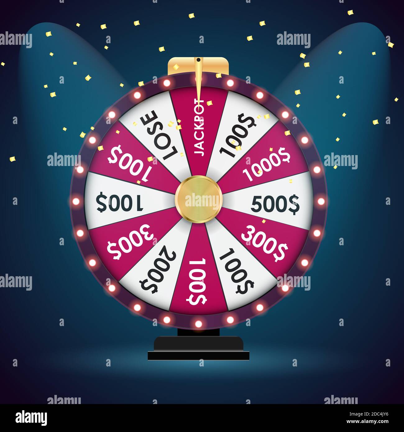 Wheel of Fortune, Lucky background. Illustration Stock Photo - Alamy