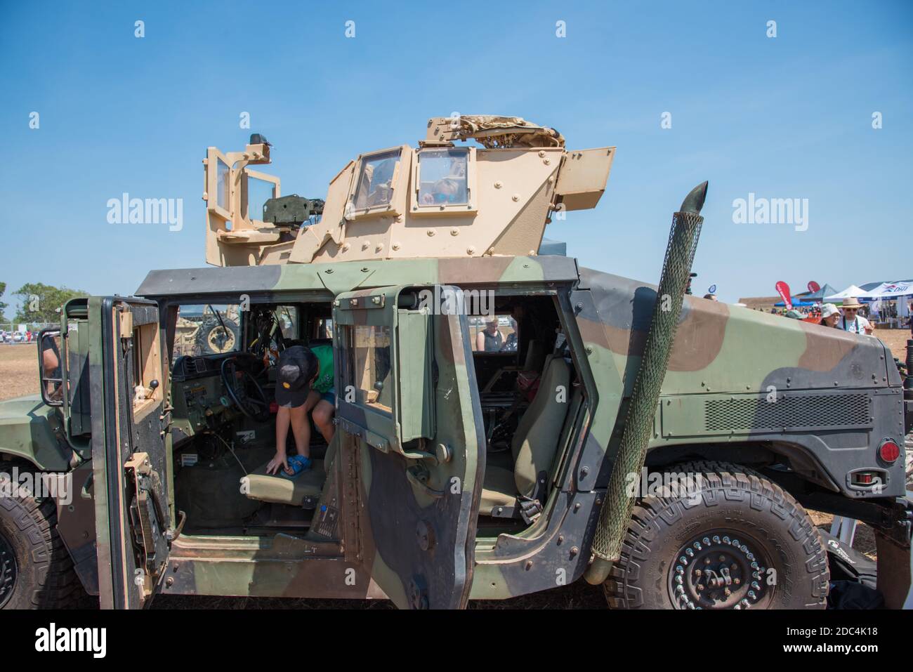 Darwin, NT, Australia-August 4,2018: Pitch Black event at the RAAF base ...