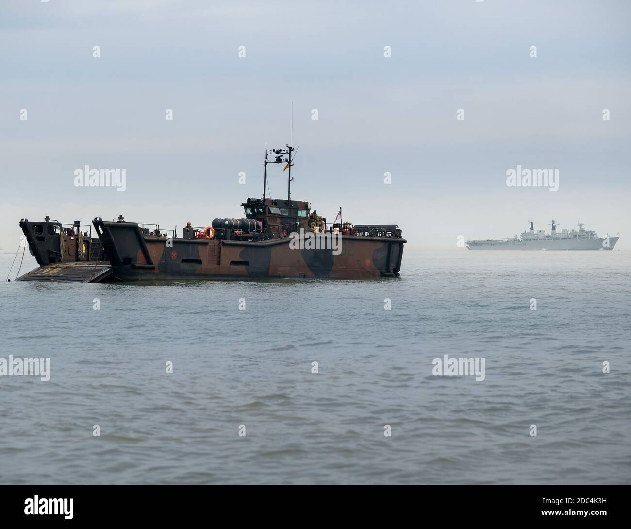 LCU Mk.10 is operated by the British Royal Marines is capable of ...