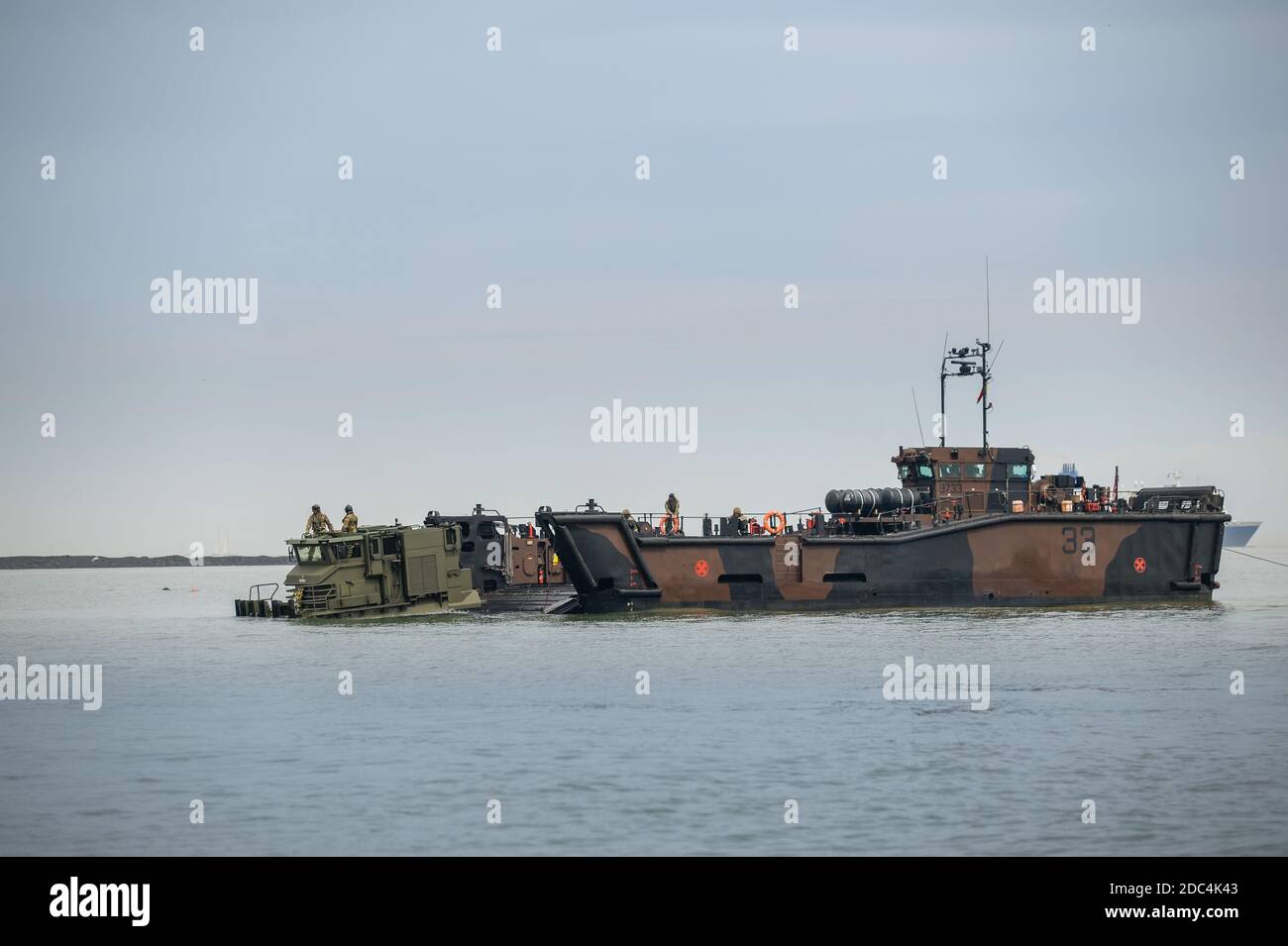 Landing craft operated by the Royal Marines Stock Photo - Alamy