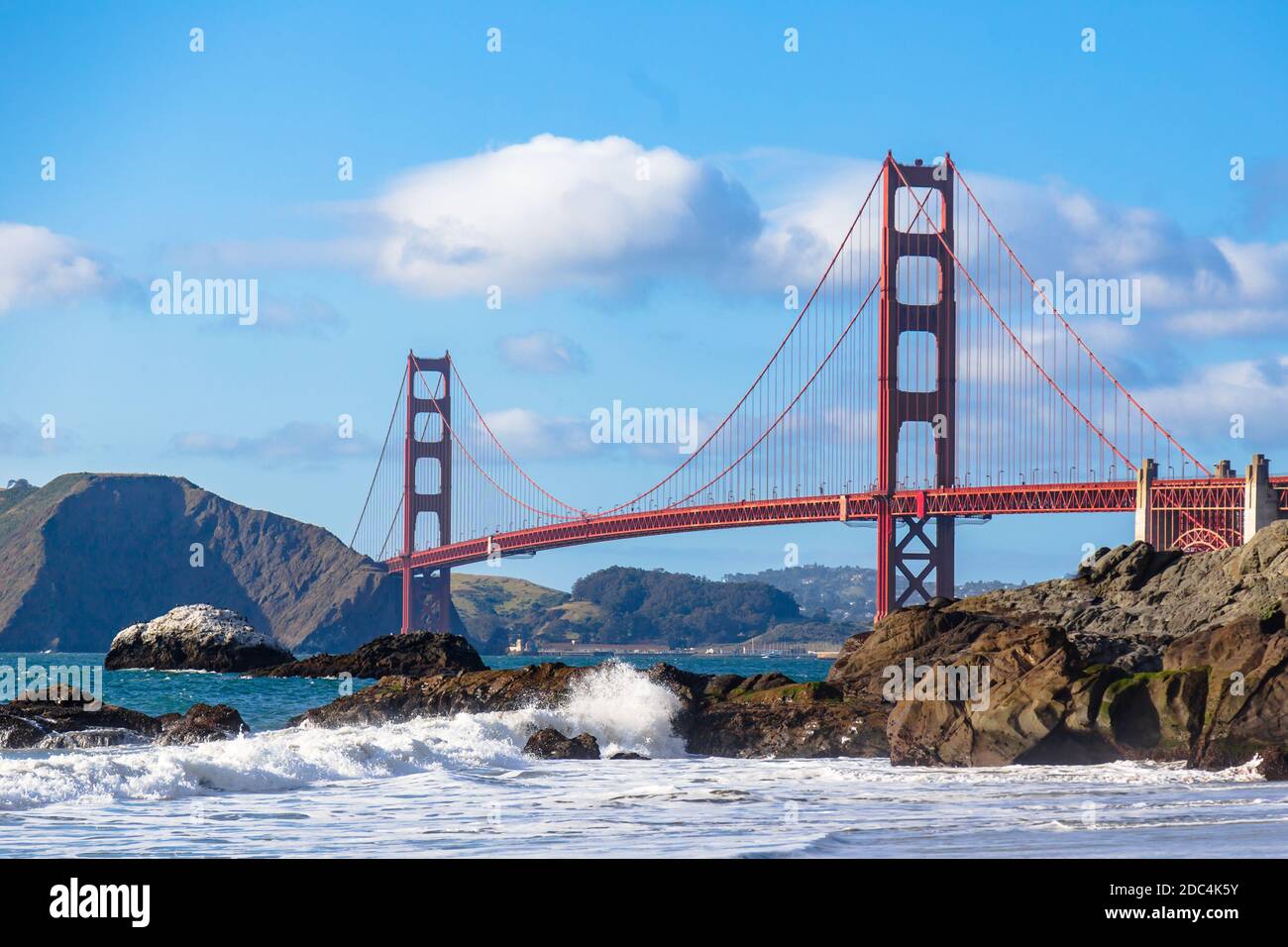 Golden gate bridge waves hi-res stock photography and images - Alamy