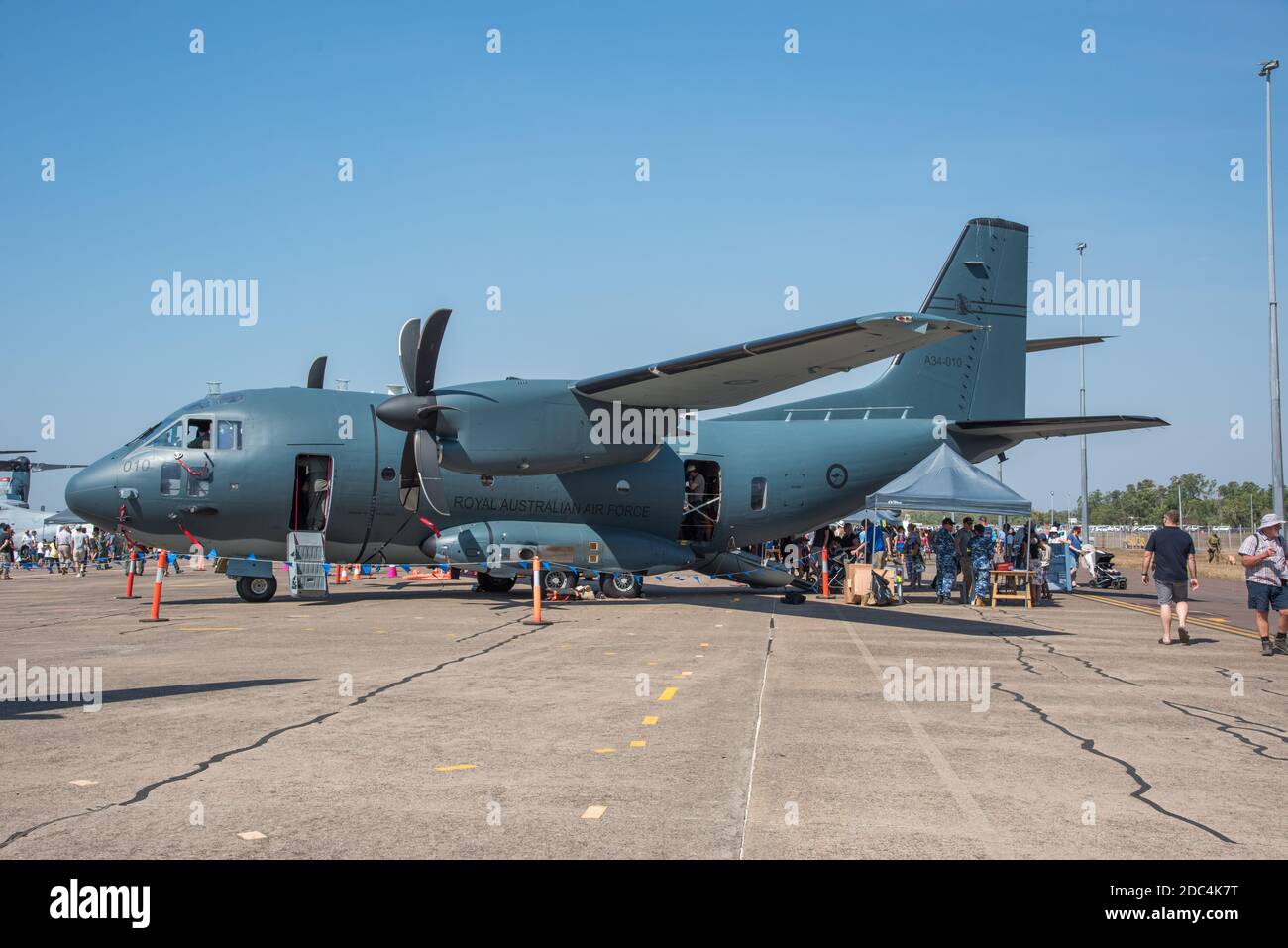 Darwin, NT, Australia-August 4,2018: Pitch Black event at the RAAF base ...