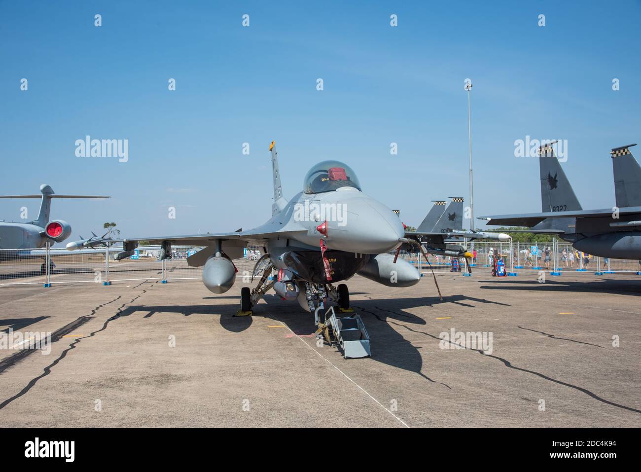 Darwin,NT,Australia-August 4,2018: Military fighter jet at the Pitch ...