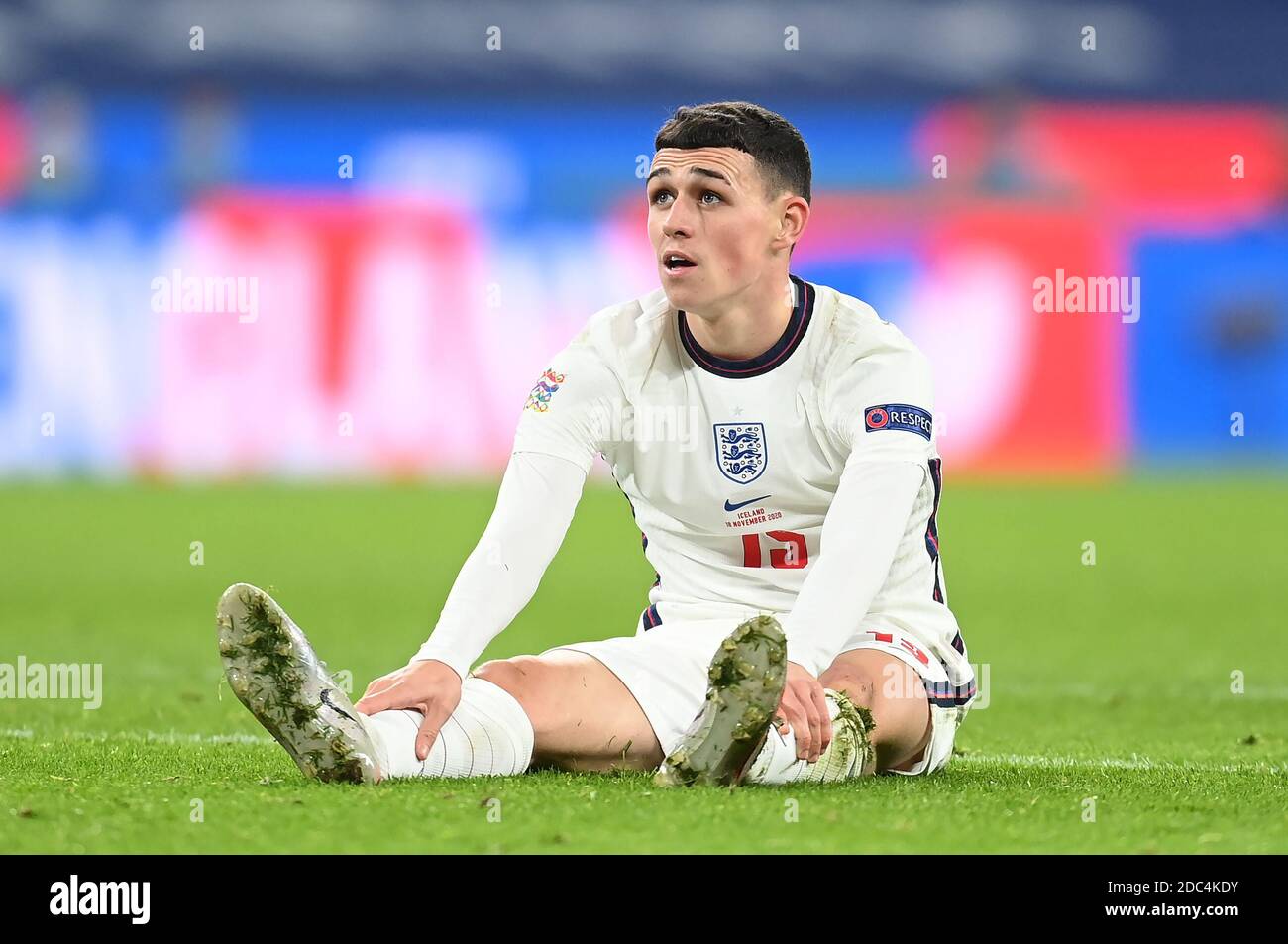 England's Phil Foden during the UEFA Nations League match at Wembley ...