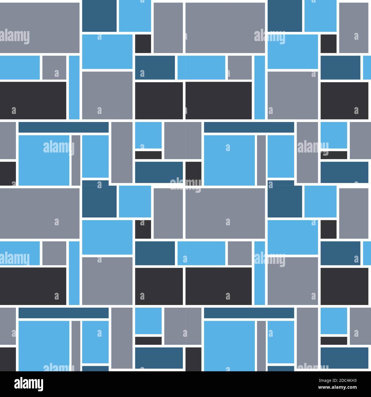 Abstract Geometric Seamless Pattern Block Background. Illustration ...