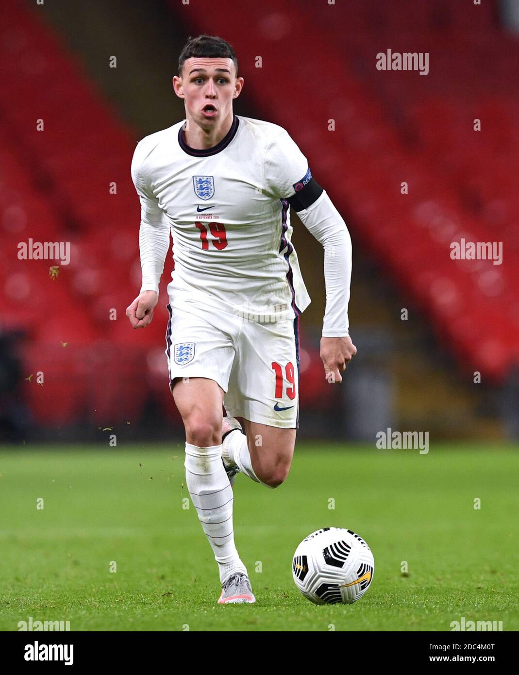 England's Phil Foden during the UEFA Nations League match at Wembley ...