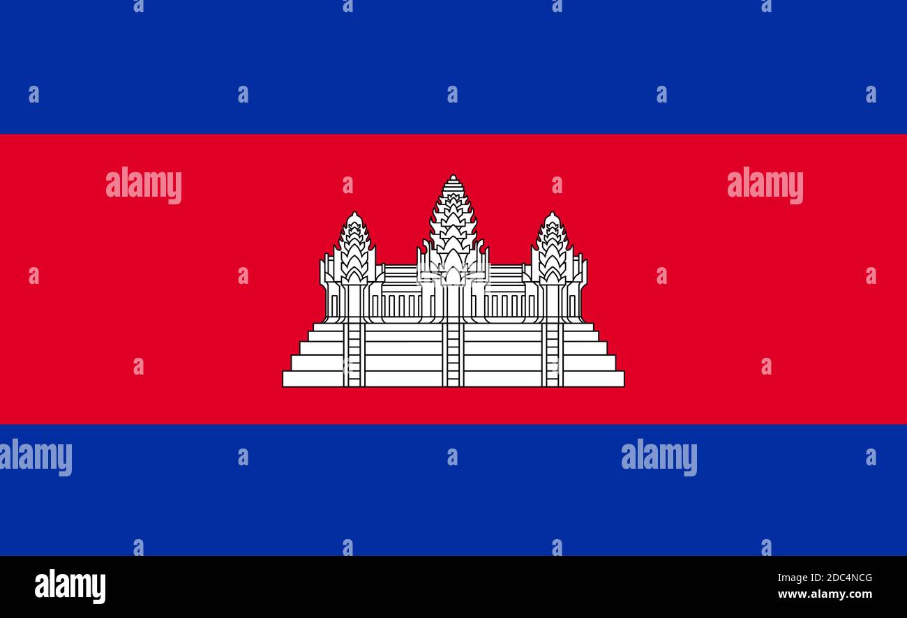 Close up cambodia national flag hi-res stock photography and images - Alamy