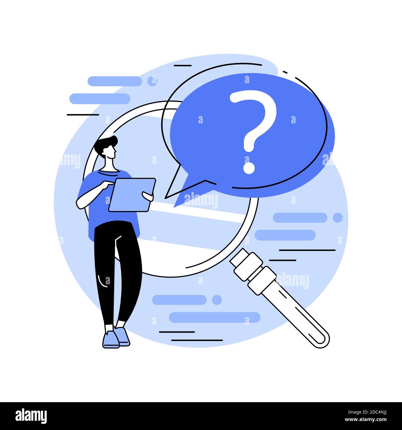 FAQ abstract concept vector illustration Stock Vector Image & Art - Alamy