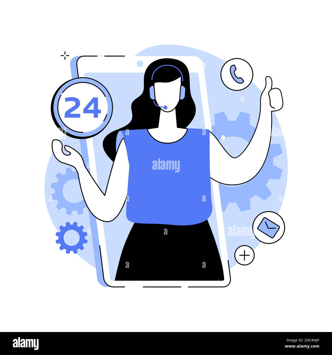 Support abstract concept vector illustration Stock Vector Image & Art ...