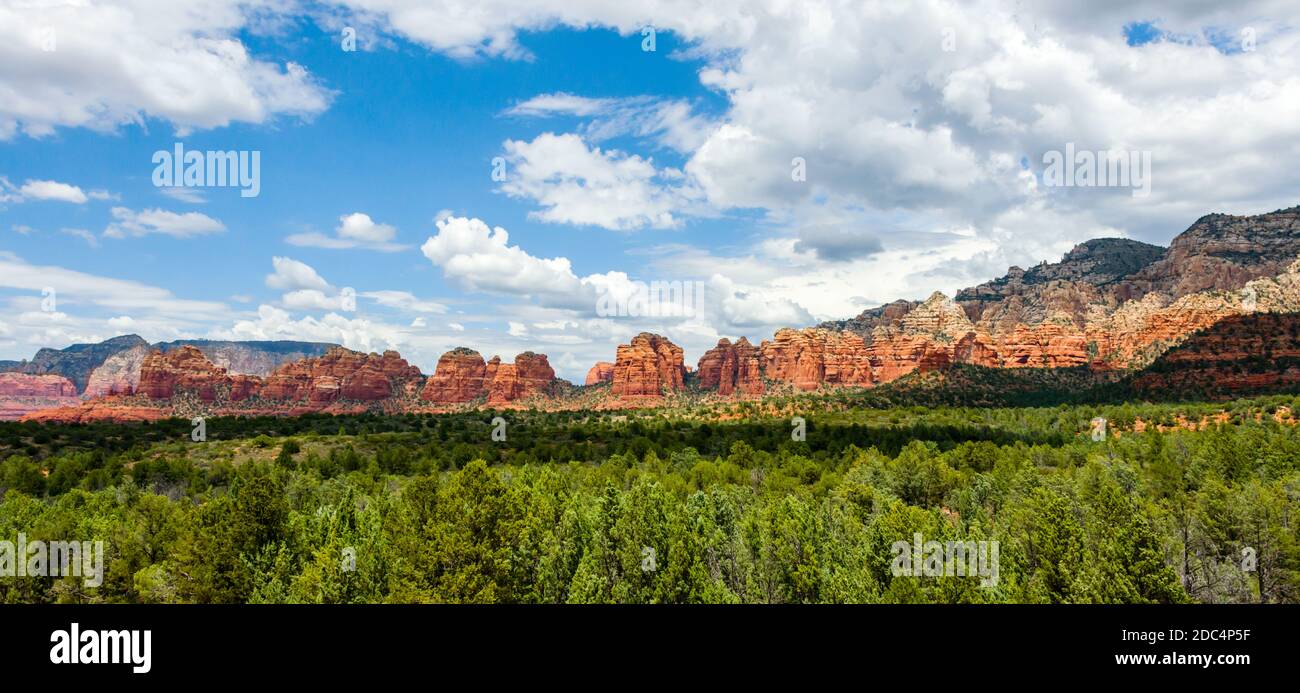 Sedona, Arizona, Panoramic Vistas Stock Photo - Alamy