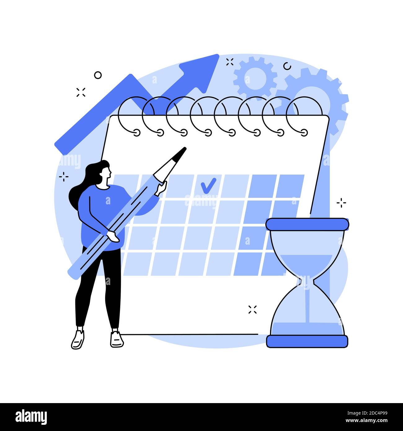 Campaign planning abstract concept vector illustration Stock Vector ...
