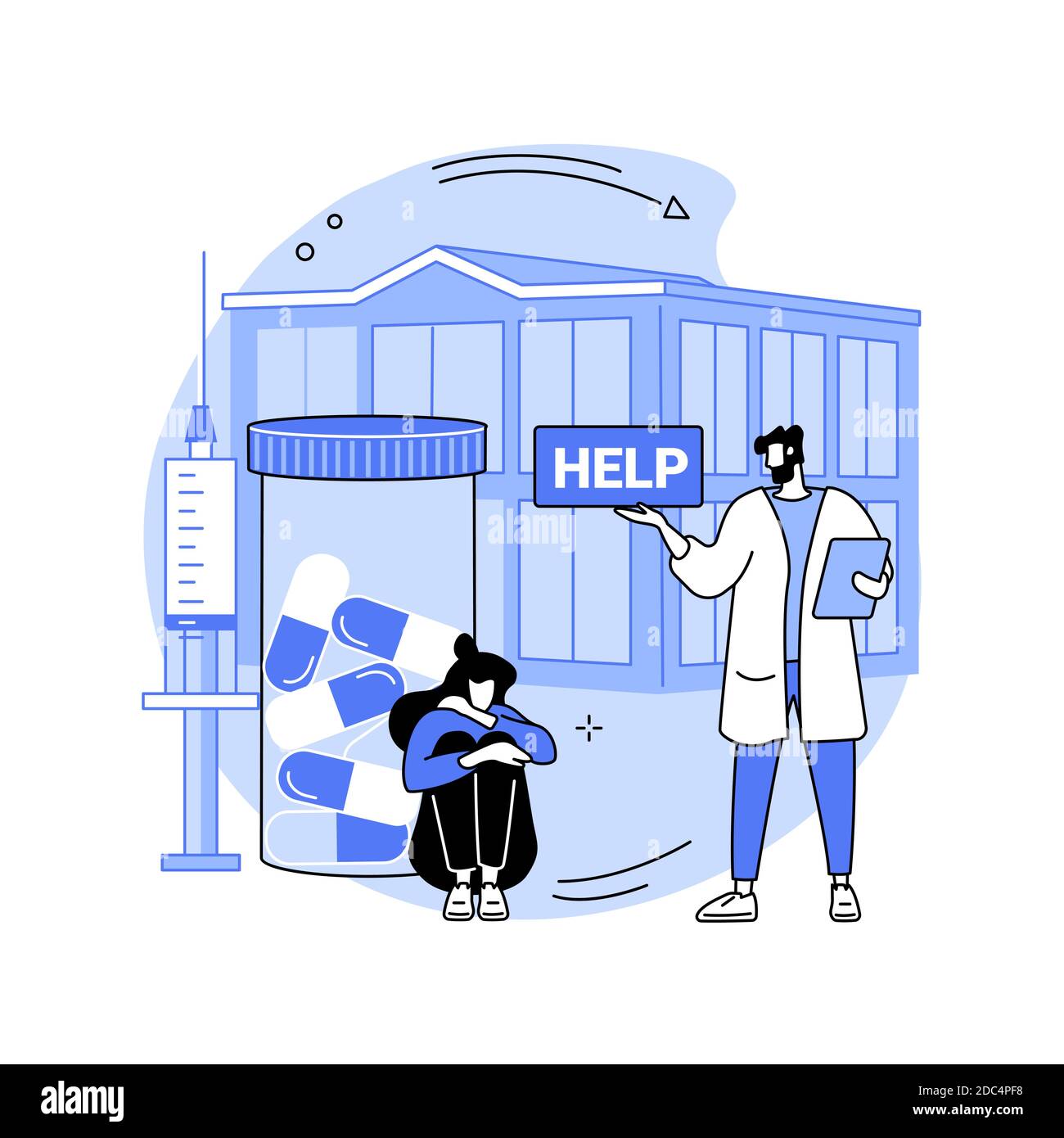 Drug Addiction Rehab Cut Out Stock Images And Pictures Alamy