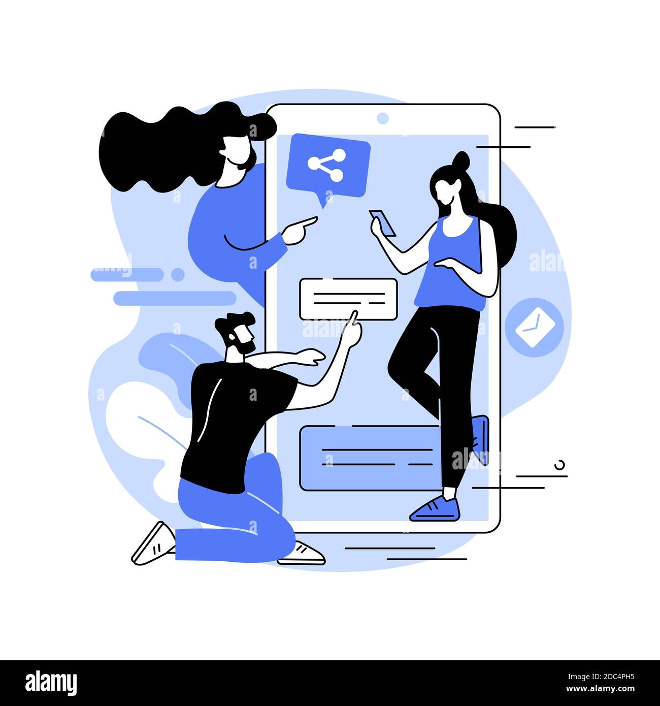 Millennials abstract concept vector illustration Stock Vector Image ...