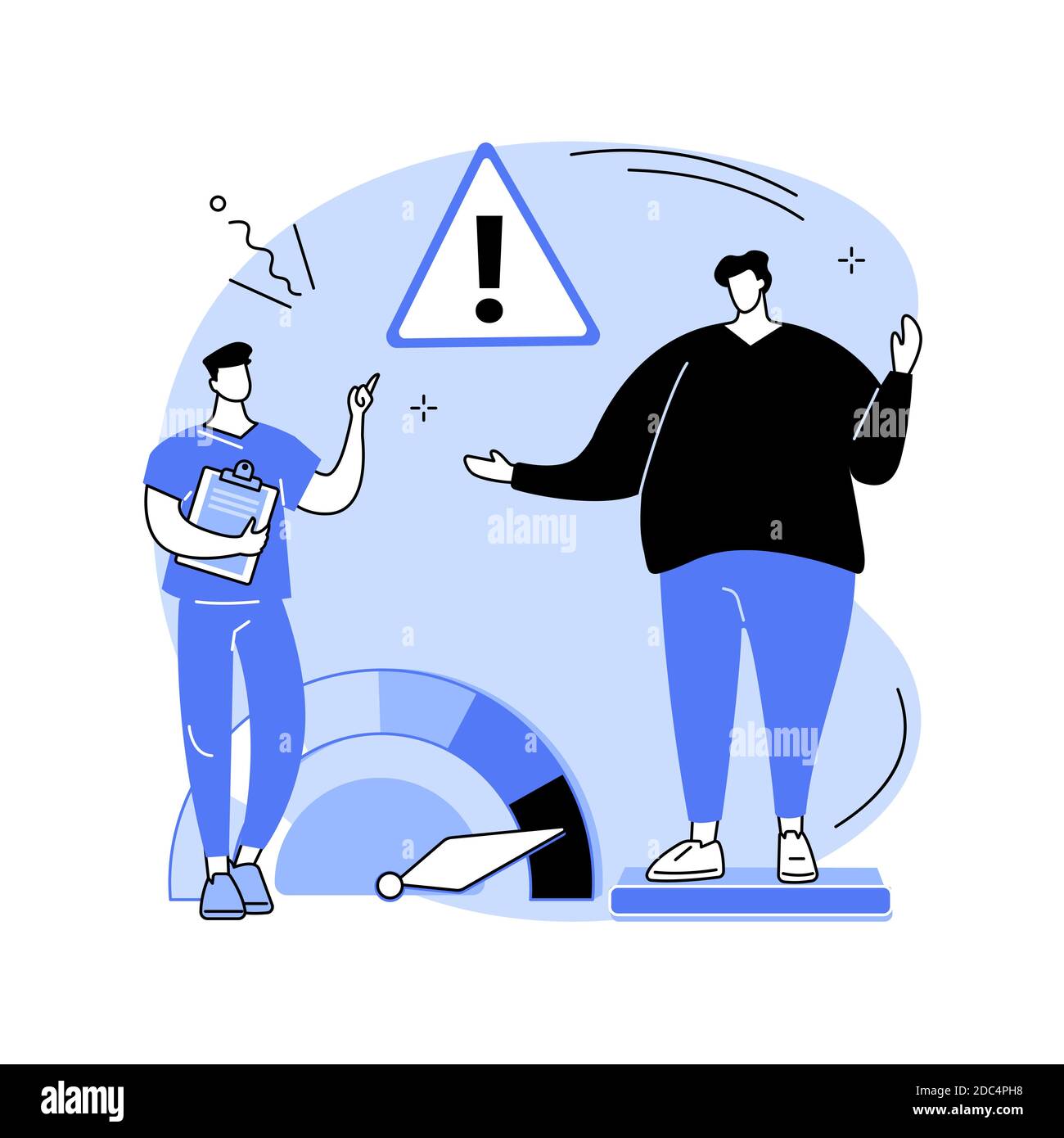 Body Mass Index Abstract Concept Vector Illustration Stock Vector Image