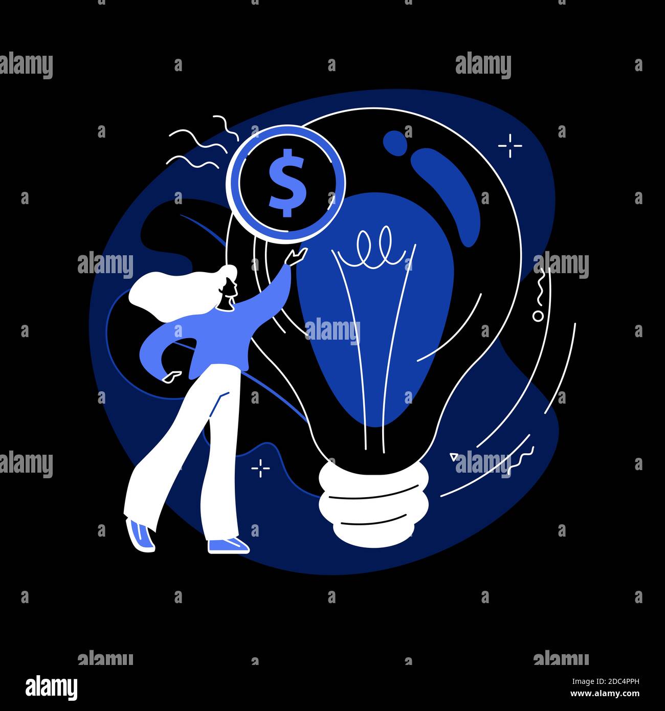 Sponsoring abstract concept vector illustration Stock Vector Image ...