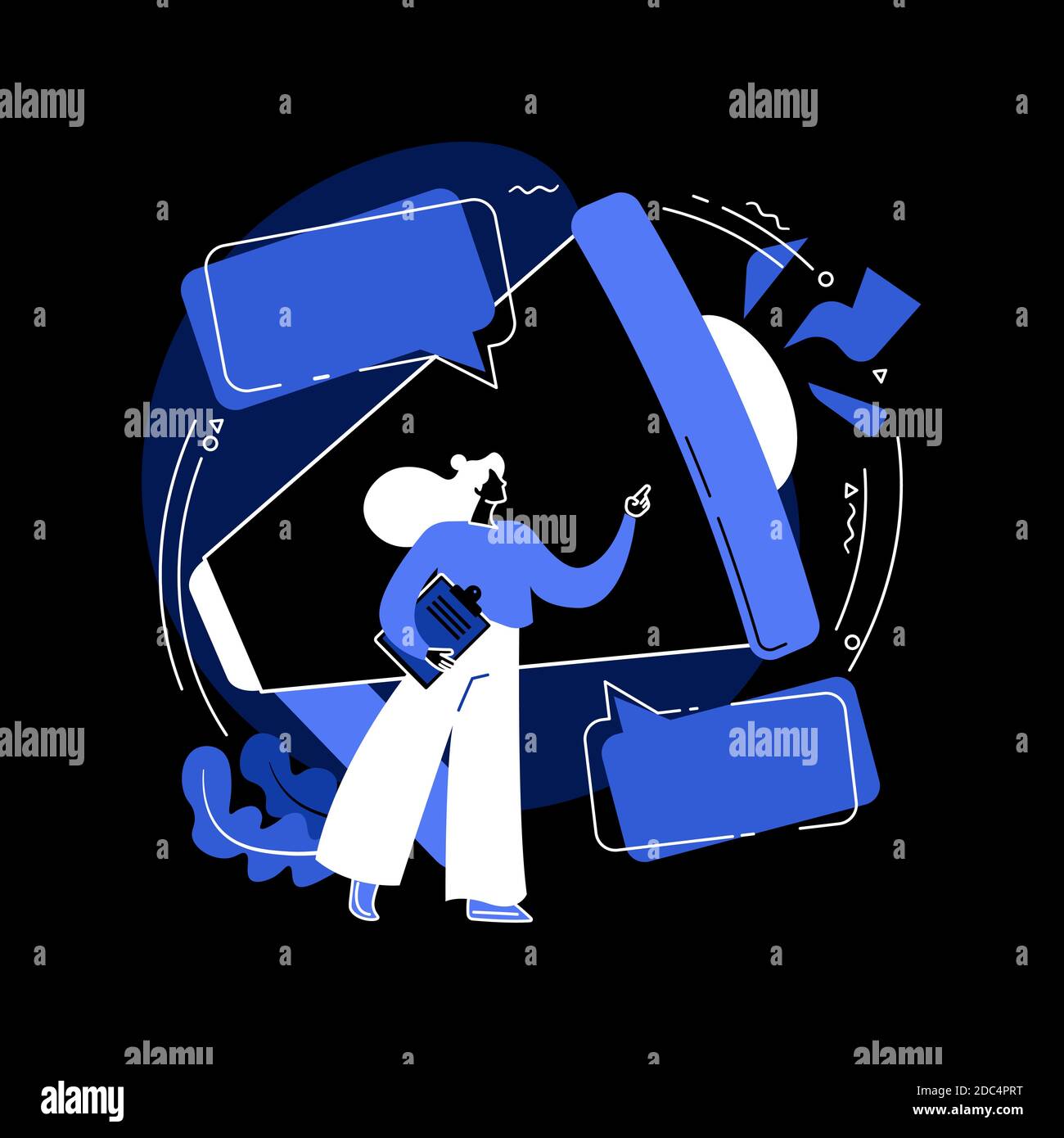 PR abstract concept vector illustration Stock Vector Image & Art - Alamy