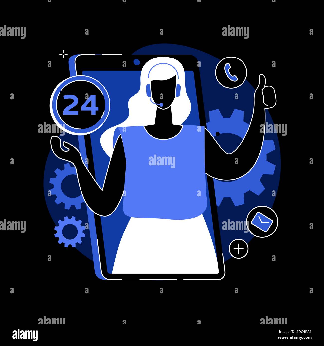 Support abstract concept vector illustration Stock Vector Image & Art ...